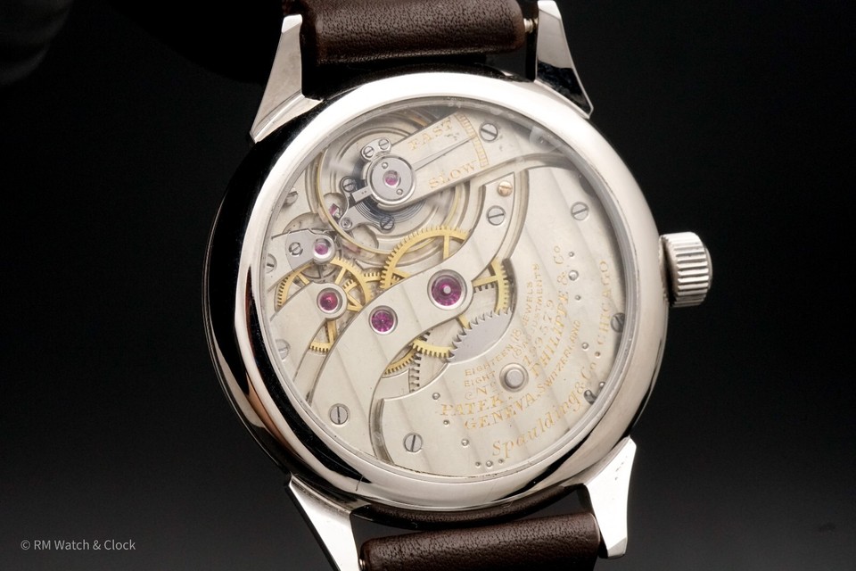 Custom Patek Philippe Conversion Wristwatch w/ Beautiful Lighthouse ...