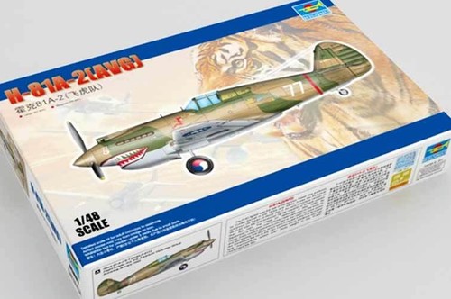 Trumpeter H-81A-2(AVG) Kit De Modèle 1:48 Curtiss Hawk P-40 Chasseur ...