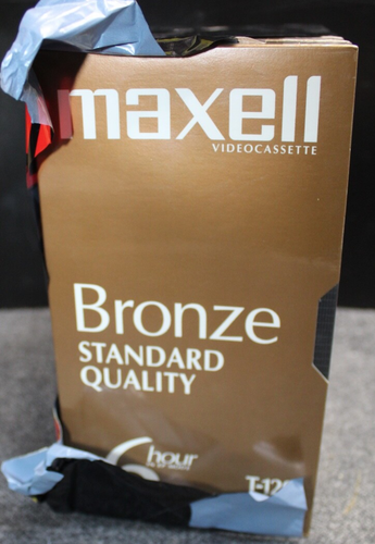 Lot of 7 Sealed Maxwell Bronze Standard 6 Hour VHS Video Cassette Tapes ...