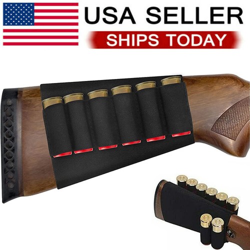 8 Round Shotgun Buttstock Shell Holder Ammo Tactical Holster for 12 or ...