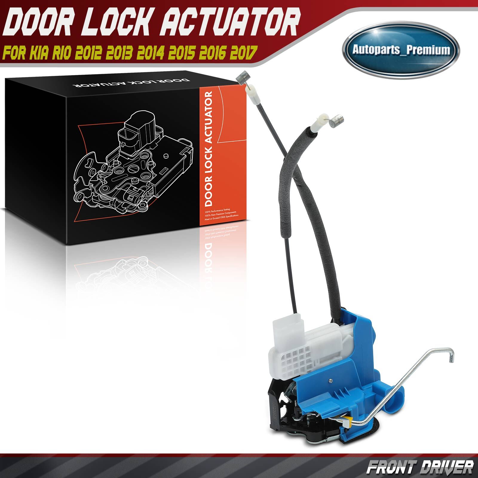 2012-2017 Kia Rio Front Left Driver Door Lock Actuator for 2012, 2013 ...