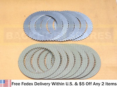 JCB PARTS - TRANSMISSION FRICTION/COUNTER PLATES 7+ 6 (445/30011 & 445/ ...