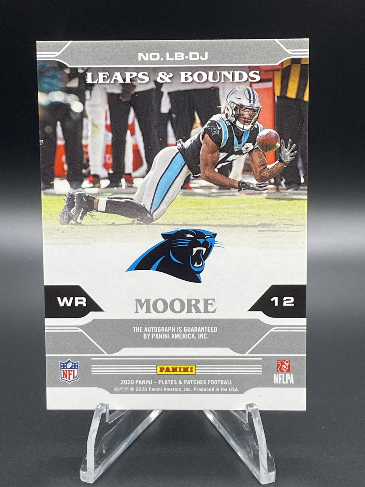 2020+Panini+Plates+%26+Patches+-+Leaps+and+Bounds+Autographs+Blue+%23LB ...