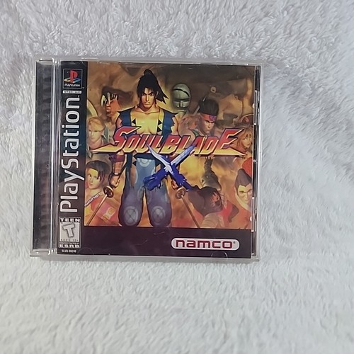 Soul Blade PS1 Playstation Complete Black Label 722674020589 | eBay