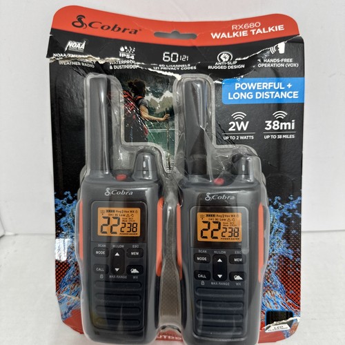 Cobra 60-Channel Two-Way Radio - RX680 28377202773| eBay