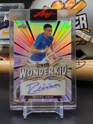 Reinier Jesus AUTO /40 2022 Leaf Metal Wonderkid Autograph #WK-RJ1 (DT ...