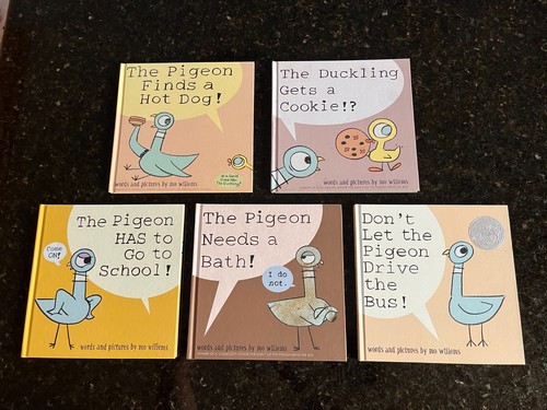 Mo Willems Duckling gets a cookie pigeon go to school drive bus bath ...