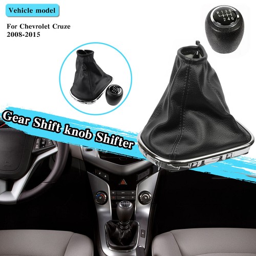 For Chevrolet Cruze Gear Shifter Knob -Gaiter Boot Cover 6 Speed 2008 ...
