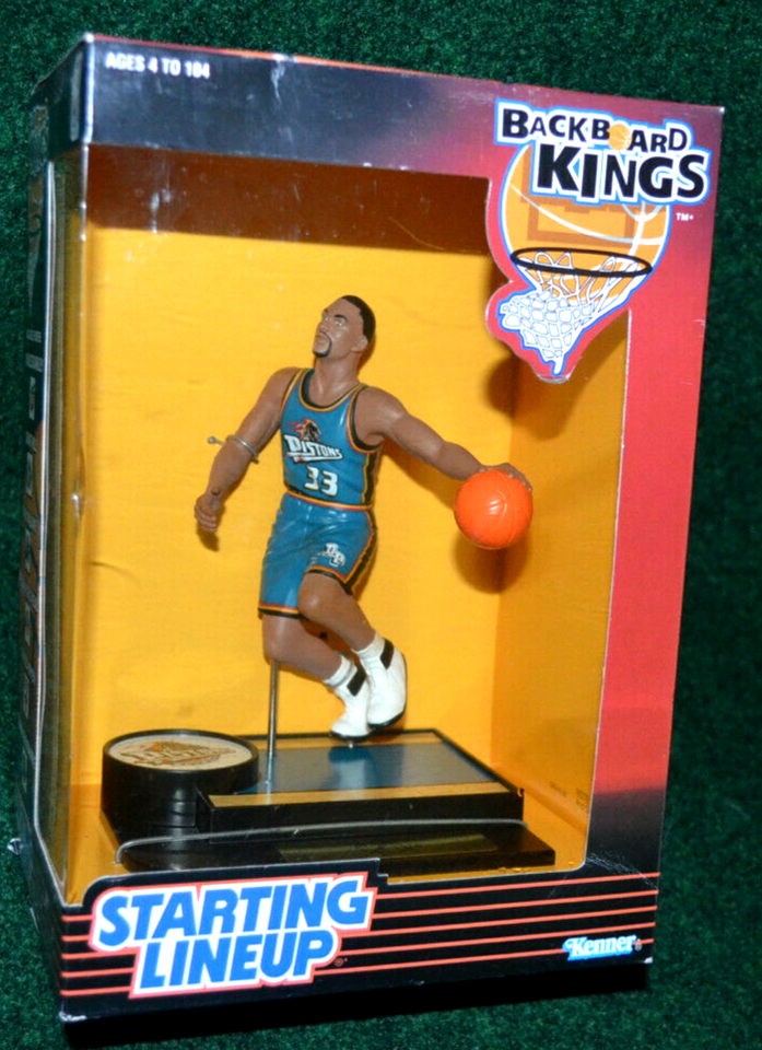 Detroit Pistons Grant Hill NBA Kenner Backboard Kings Starting Lineup 6 ...