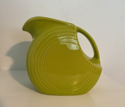 Pre-owned Fiestaware Large Disc Pitcher/Lemongrass 7.25” HLC Fiesta ...