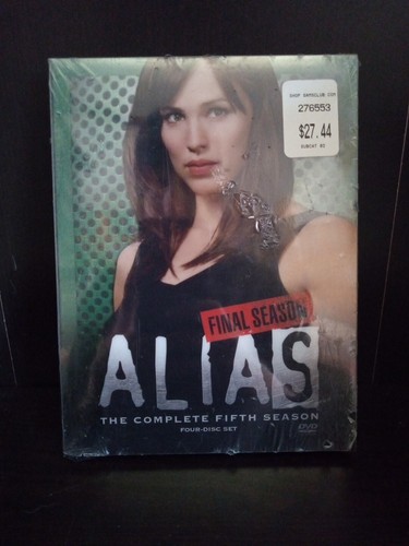 New Sealed ALIAS THE COMPLETE FIFTH FINAL Fifth SEASON 4-DISC DVD SET ...