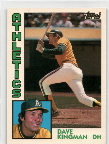 1984 Topps Traded #63T Dave Kingman Oakland Athletics MLB Vintage | eBay