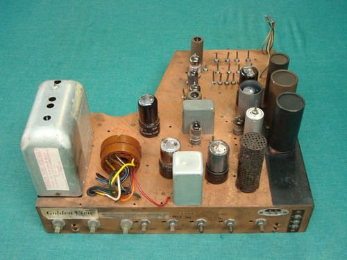 Motorola Model VT71, TS-4J Chassis with Tubes for 1940's 7" TV's, All ...