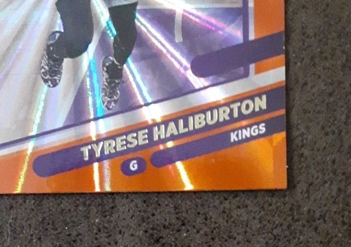 TYRESE HALIBURTON 2021-22 Panini Donruss #43 Holo Orange Laser Pacers. B2A | eBay