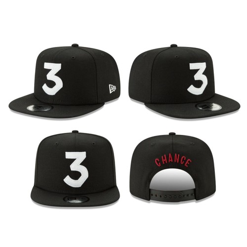 Chance The Rapper 3 Black & White Logo High Crown 9Fifty Snapback Cap ...