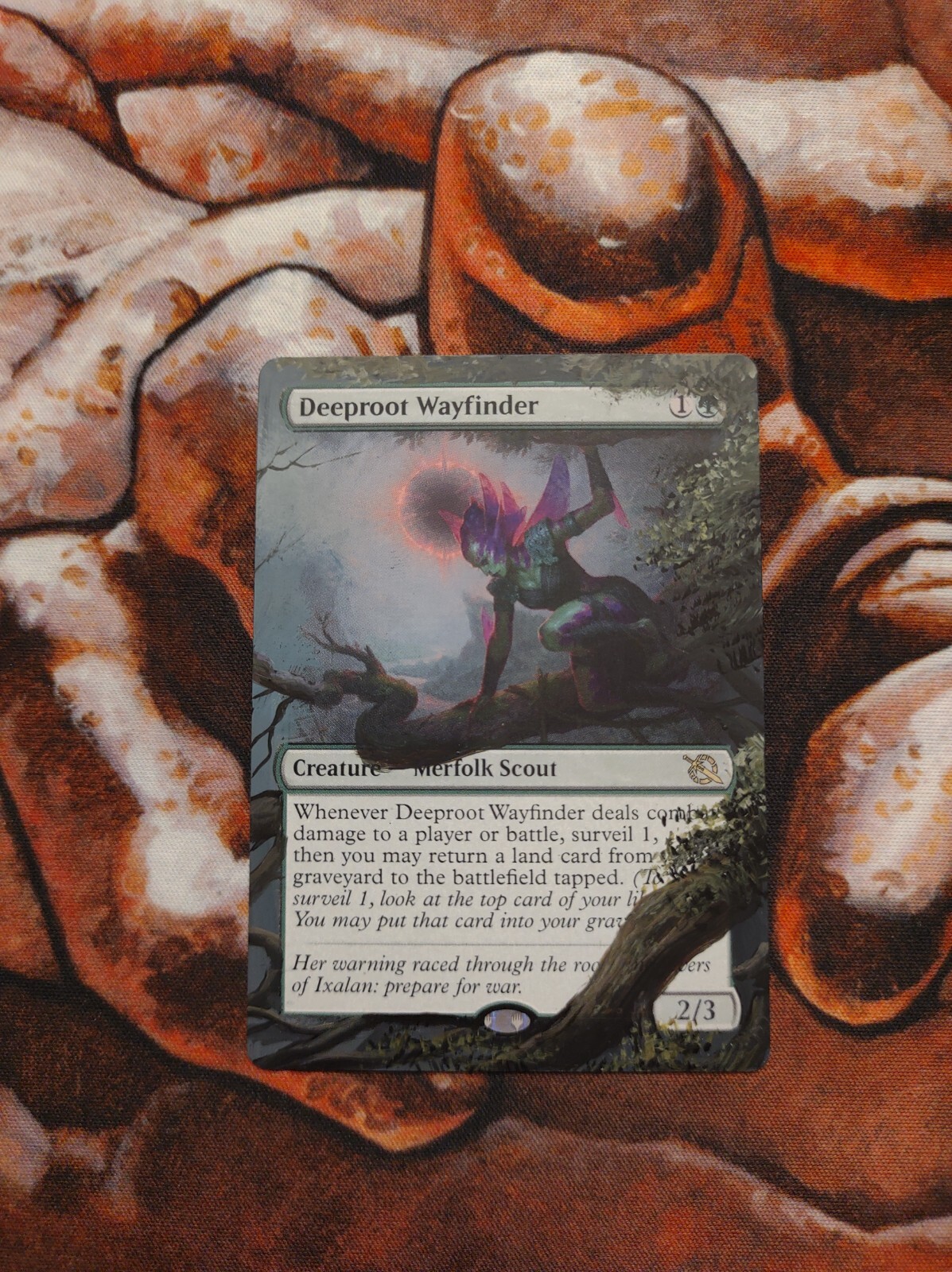 Magic the Gathering Deeproot Wayfinder Hand Painted Unique Custom MTG ...
