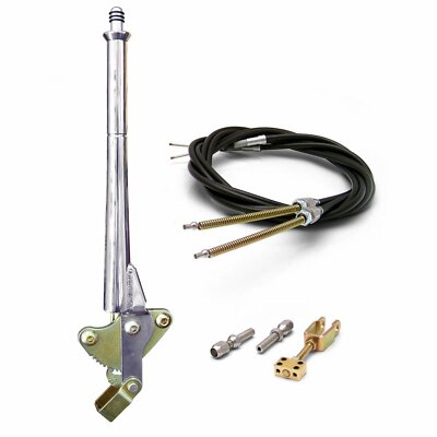 Street Hot Rod Transmission Mount Emergency Hand Brake Kit 11" w/ Cable ...