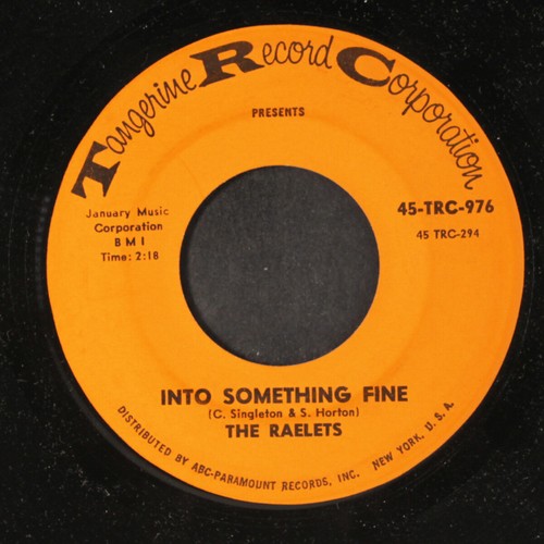 Raeletts: Into Something Fine / A Lover's Blues Tangerine 7 " Simple 45 ...