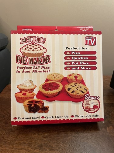 My Lil' Pie Maker Silicone Fast Easy Quiche Perfect Little Pies In ...