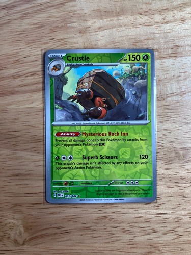 Crustle 012/182 - Sv10: Destined Rivals Reverse Holo - Pokemon TCG 2025 ...