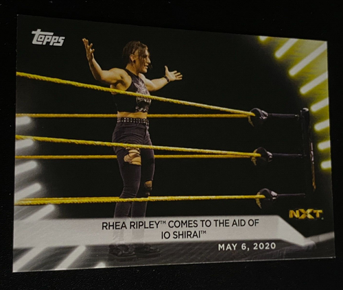 2021 Rhea Ripley Wrestling Card Topps WWE Women’s Division Io Shirai ...