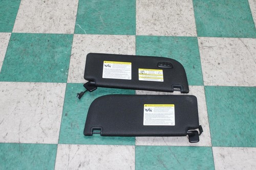 15-17 F150 Black Cloth Overhead Roof Pair Sunvisor Sun Visor Shade ...