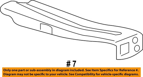 CHEVY CAMARO DRIVERS SIDE FENDER BRACE 2017-2020 NEW OEM GM 84199117 | eBay