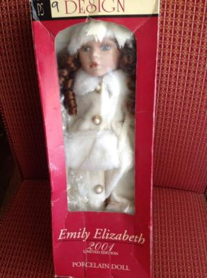 EMILY ELIZABETH 2001 LIMITED EDITION PORCELAIN DOLL PS DESIGN | eBay