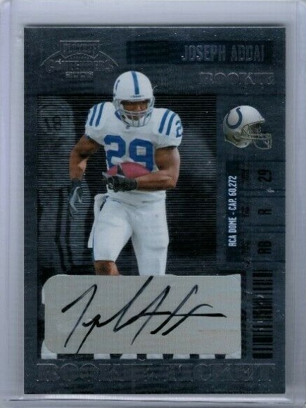 2006 Playoff Contenders Joseph Addai Rookie Ticket Auto #149 | eBay