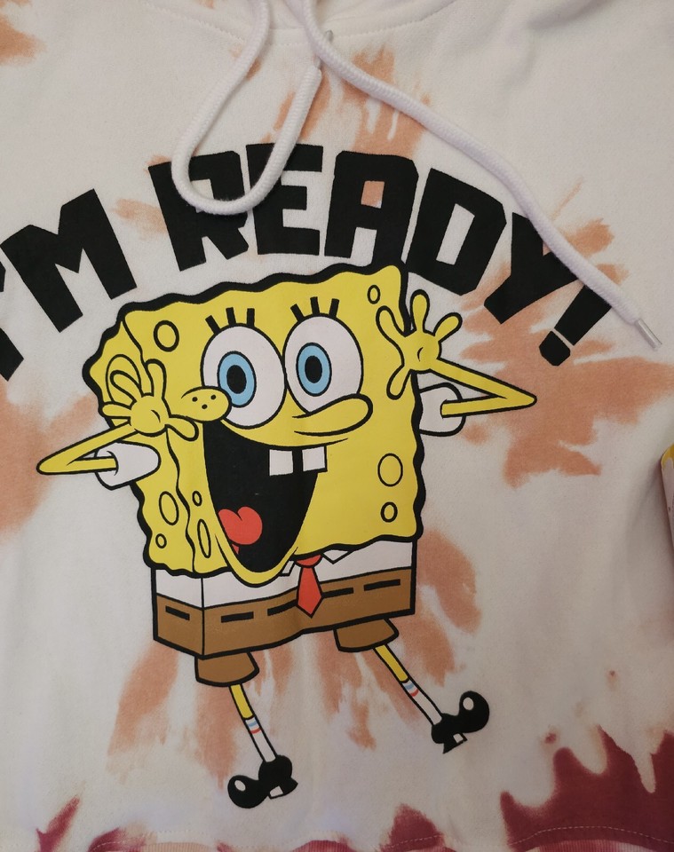 Nickelodeon Women’s L SpongeBob Square Hoodie Bikini Bottom Spring | eBay