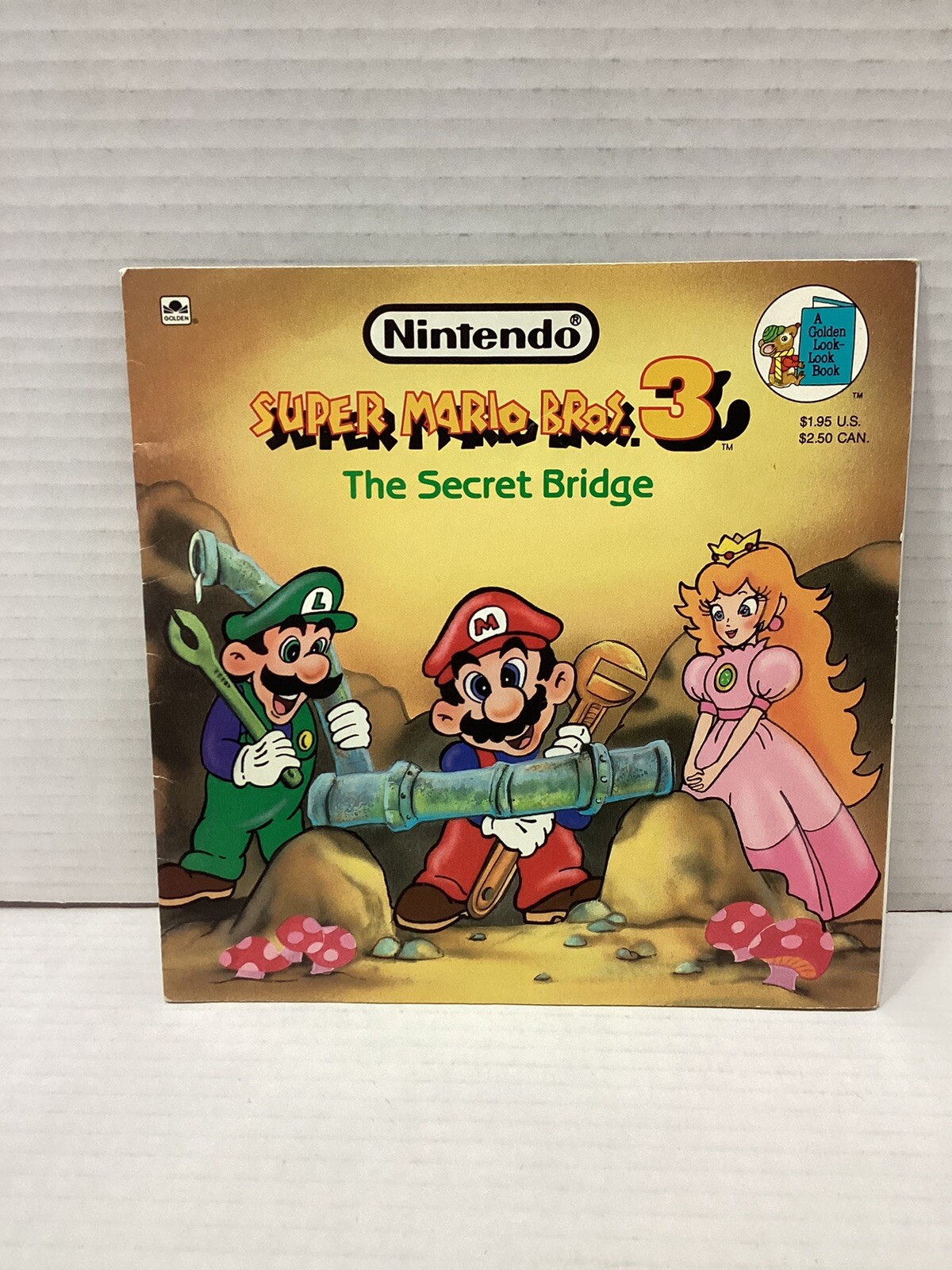 SUPER MARIO BROS. 3 Secret Bridge (1990) Golden Books illustrated ...