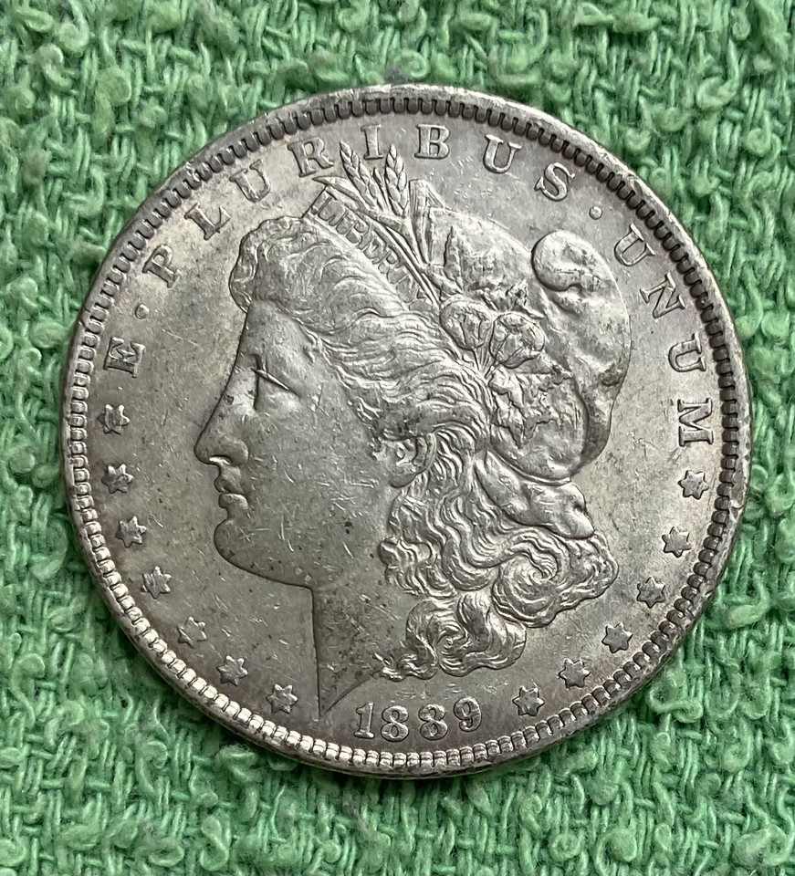 1889 MORGAN SILVER DOLLAR *** NICE CIRCULATED COIN - L@@K AT PICTURES ...