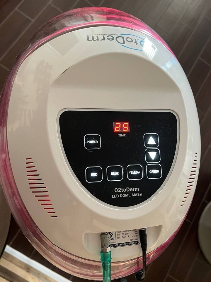 O2 to Derm Oxygen + LED Dome | eBay