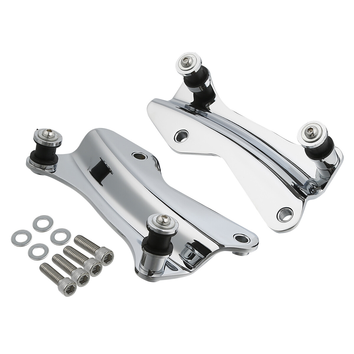 Chrome 4 Point Docking Hardware Kit For Harley Road King Street Glide ...