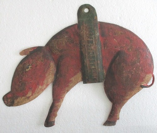 BUTCHER'S TRADE SIGN PIG / HOG DISPLAY ADVERTISEMENT WALL HANGING . | eBay