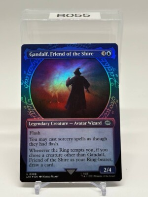 FOIL Showcase GANDALF, FRIEND OF THE SHIRE mtg NM-M Lord of The Rings ...
