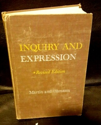Inquiry and expression, Martin and Ohmann, rare | eBay