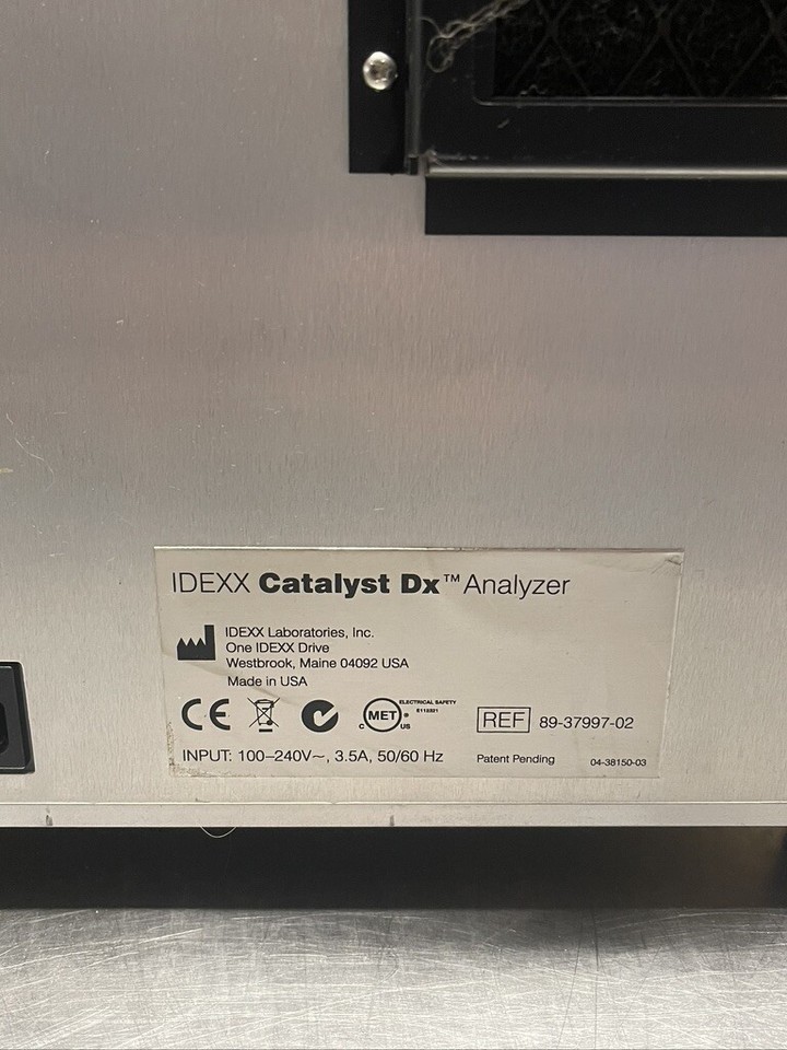 Catalyst Dx Vet Hematology Analyzer 89-37997-02 Idexx | eBay