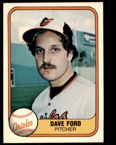 1981 Fleer Dave Ford . Baltimore Orioles #192 | eBay