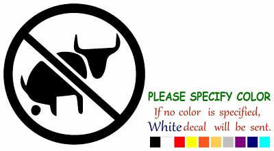 No Bullshit Vinyl Decal Sticker Car Window Bumper Wall Laptop 6" | eBay