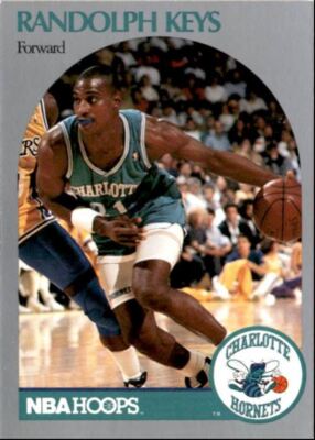 1990-91 Hoops Basketball Card Randolph Keys Charlotte Hornets #56 | eBay