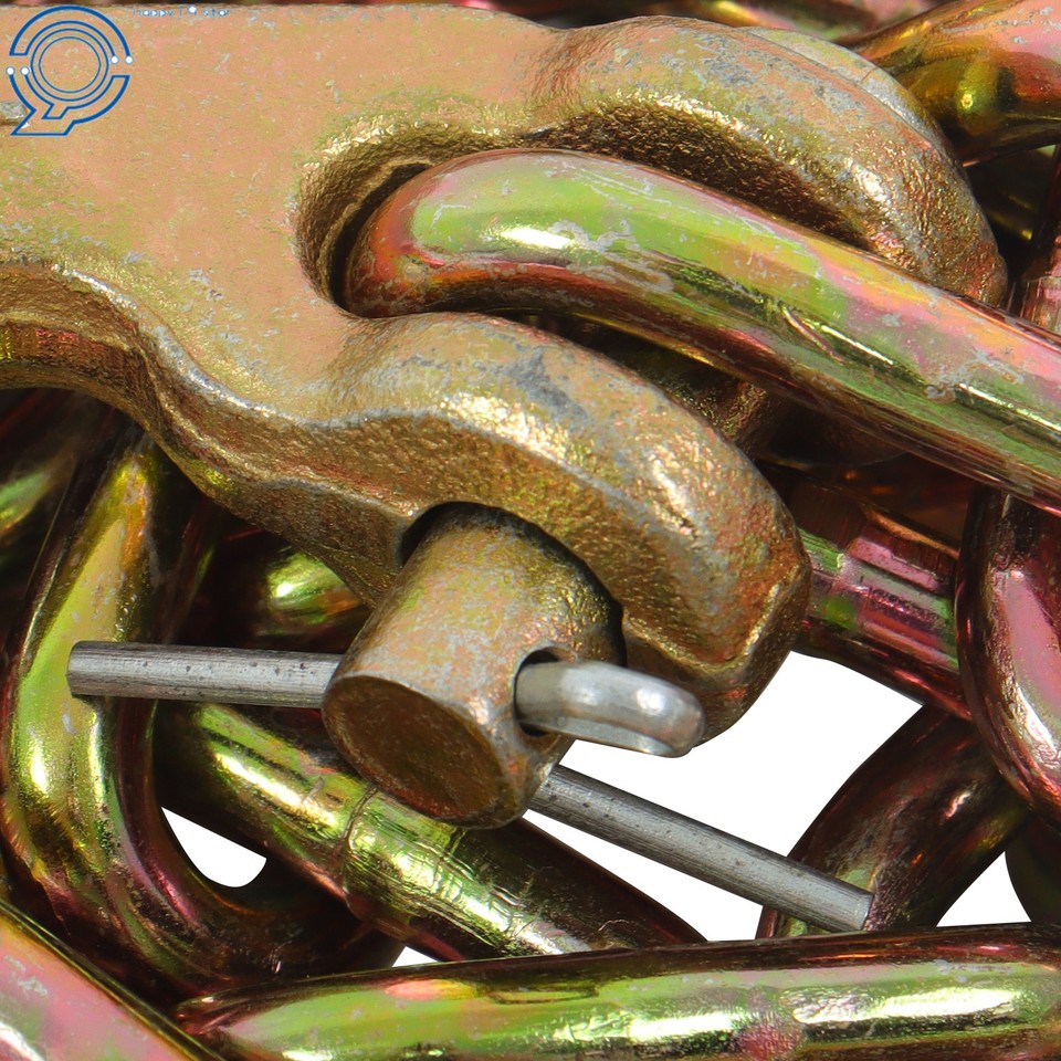 2Pcs 1/4"-5/16" Ratchet Chain Binder W/ 1/4In×12FT Chain Load Binders ...