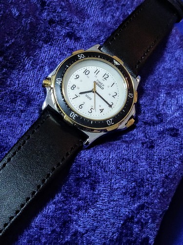 Timex vintage indigo classic men's watch rotating bezel | eBay