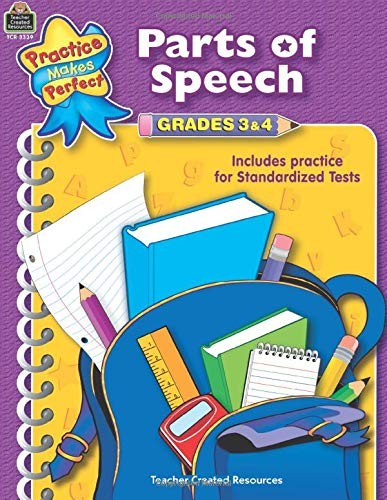 Parts of Speech Grades 3-4: Grades 3 & 4 (Language Arts) By . Te | eBay