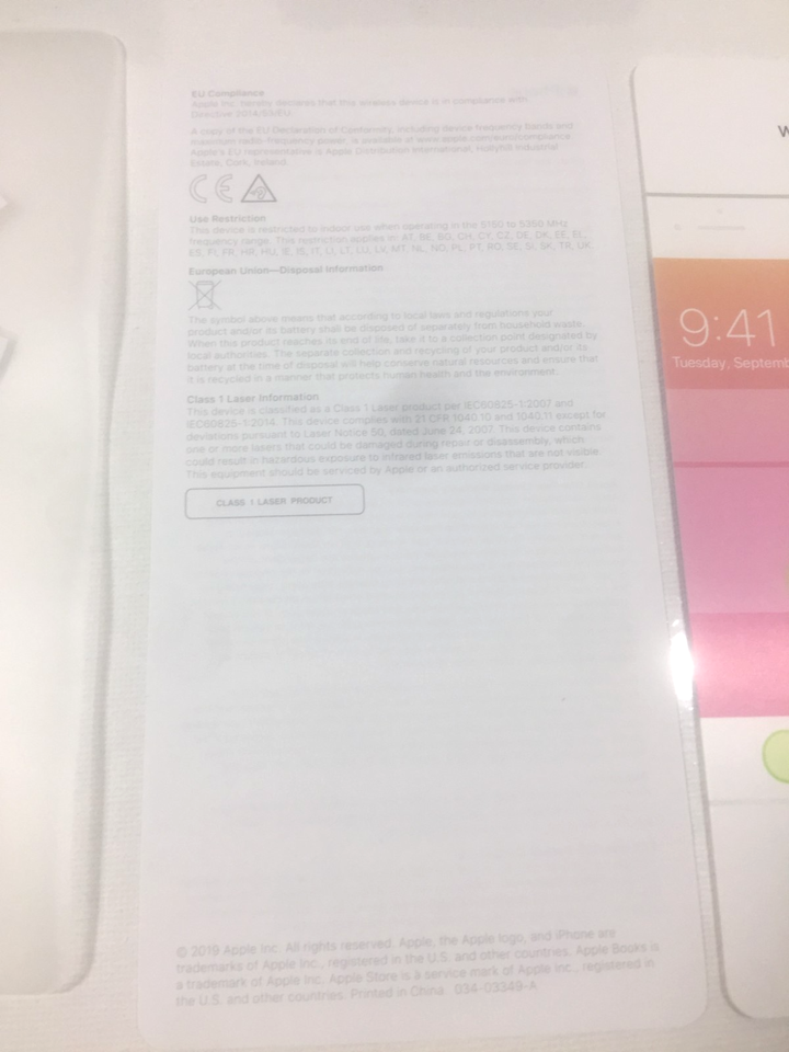 Apple A1863 iPhone 8 Space Gray 64GB Genuine Stickers & Inserts BOX ...