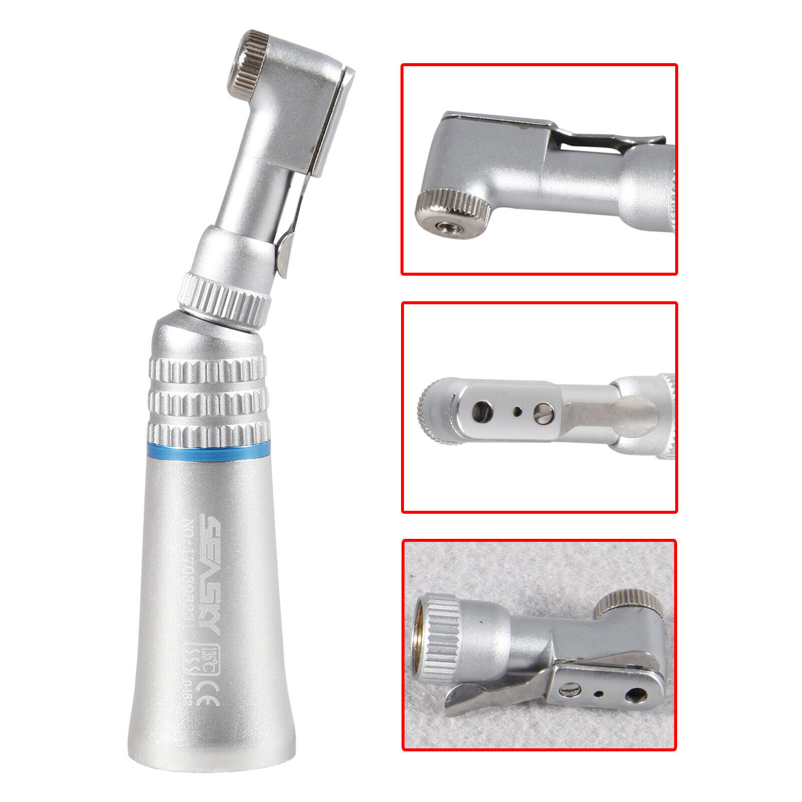 5PCS NSK Style Dental Slow Low Speed Contra Angle Handpiece Latch 1:1 E ...