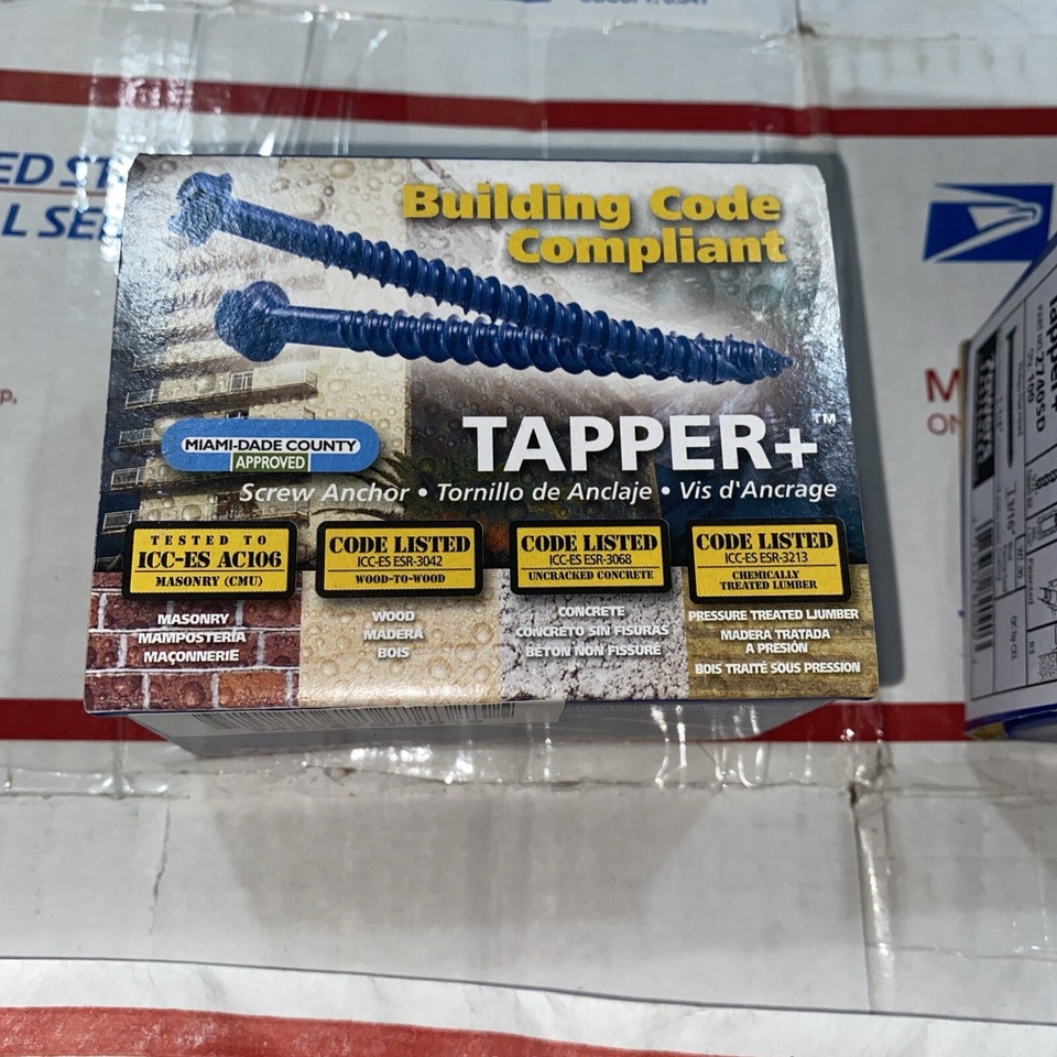 2 Boxes Of 100 Powers Fasteners 2740SD-PWR Concrete Screw Anchor | eBay