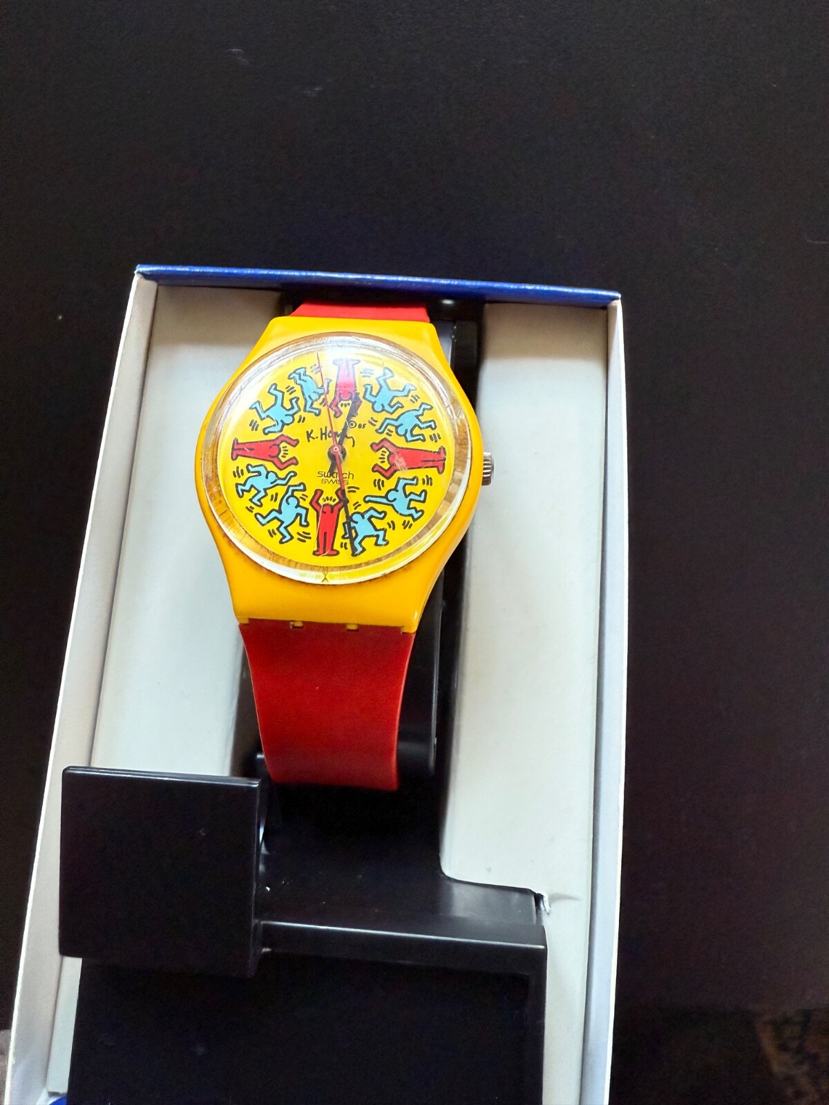 Limited Edition Keith Haring Swatch Watch 1985 - Gem