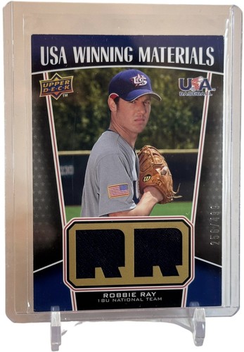2009 Upper Deck USA Winning Materials Robbie Ray Card UWM-15 #/499 W ...