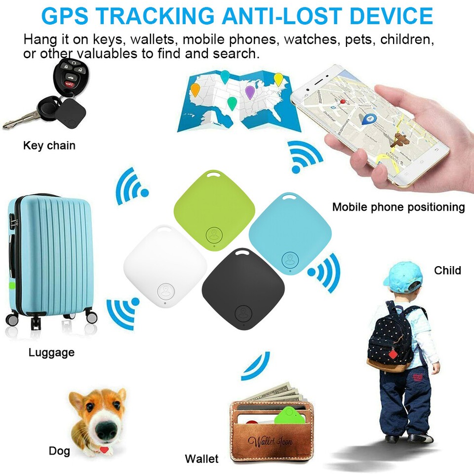 Tile GPS Tracker Wireless Bluetooth Anti-Lost Tracker Wallet Key Pet ...